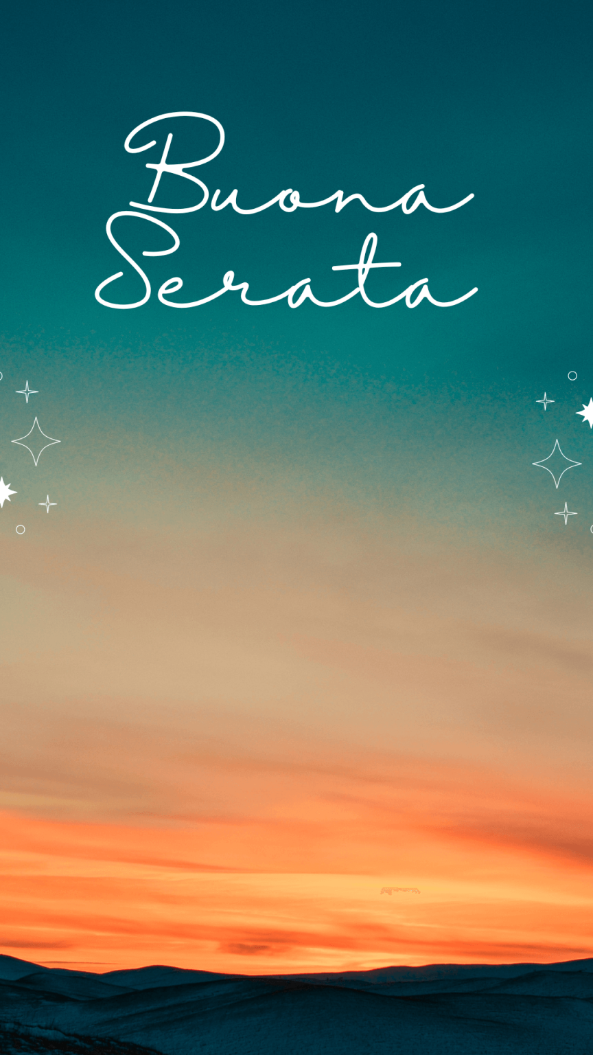 Immagini di Buona Serata - Concludi la Giornata in Bellezza